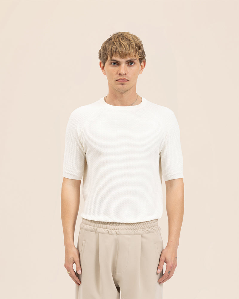 Sineu Knitted Crew Ecru – By Jake Hall